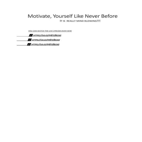 Motivational | DOCX
