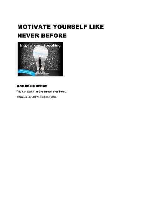 Copy of inspire yourself like never before | PDF