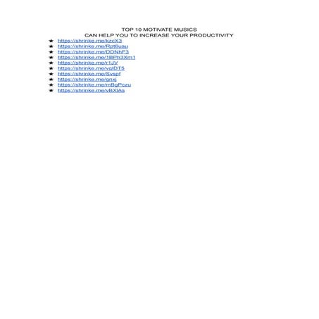 Motivate musics | PDF