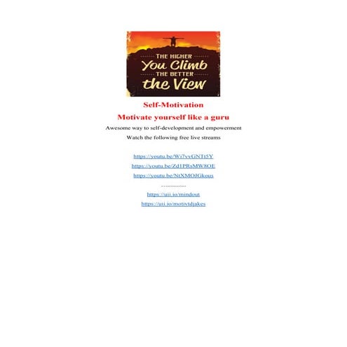 Motivational resources | PDF