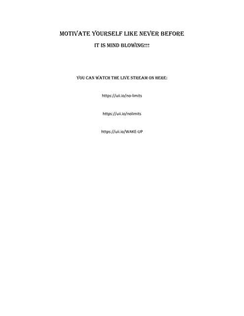 Lift yourself up | PDF