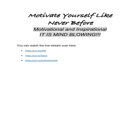Motivational and Inspirational | PDF