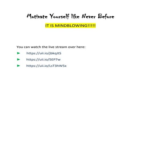 Motivate yourself like never before | PDF