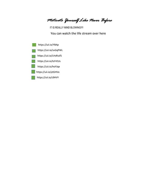 Motivational links | PDF