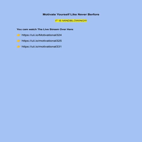 Videos Motivational | PDF