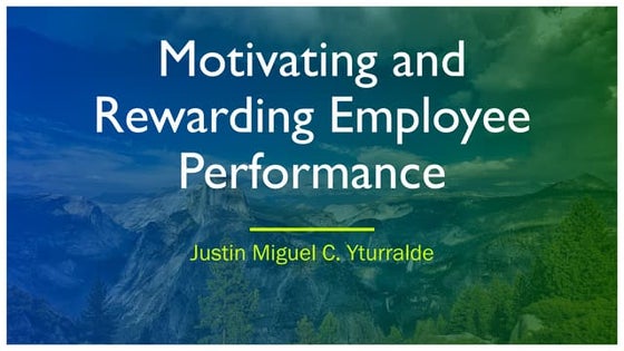 MOTIVATION: THEORIES AND CASE STUDY | PPTX