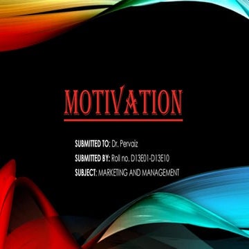 MOTIVATION-1.pdf and thhoeries ofmotivation | PPT