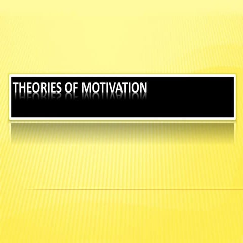 Motivation 100714090658-phpapp01 | PPTX