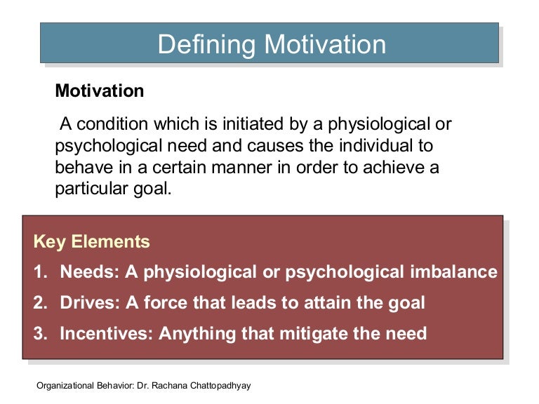 Motivation