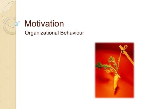 MOTIVATION POWERPOINT | PPT