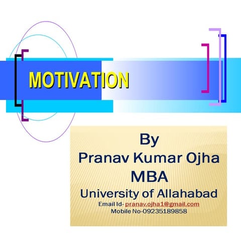 Motivation at work | PPT