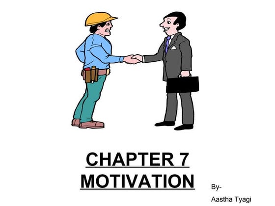 Theories of motivation | PPT