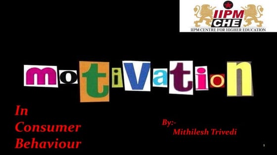 Individual determined of consumer behaviour | PPT