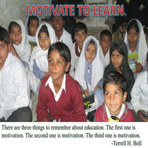 Motivate to learn | PPTX