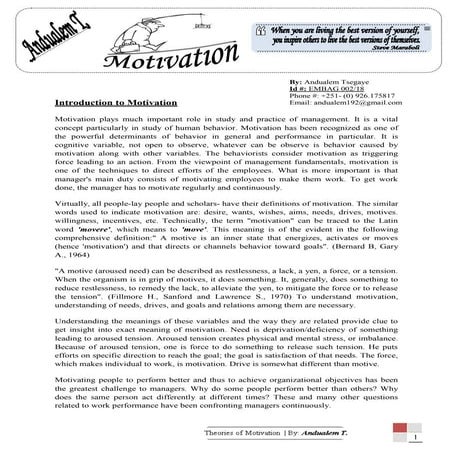 Motivation in research - Research Methodology - Manu Melwin Joy | PPTX