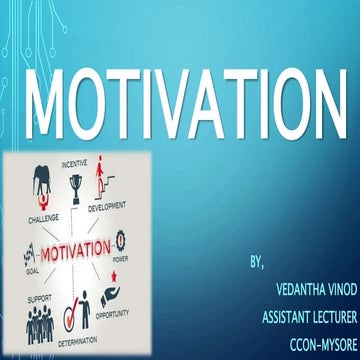 Motivation | PPTX | Education