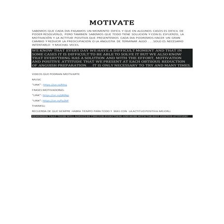 Motivation | DOCX