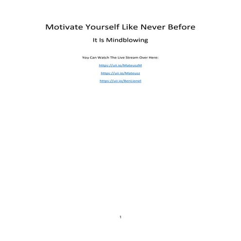 Motivation | PDF