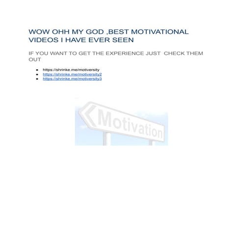 Motivation | PDF