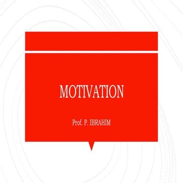 Motivation | PPT