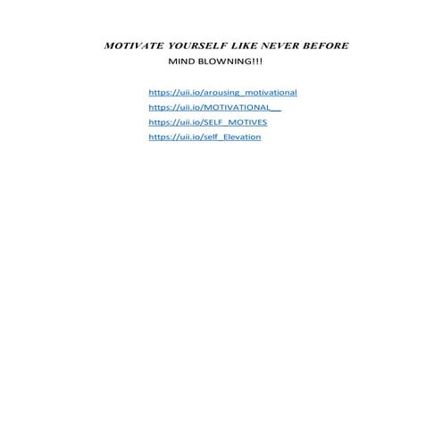 Motivation | PDF