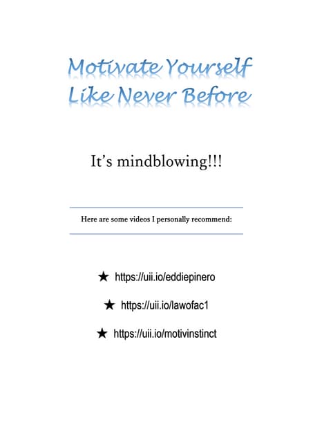 best motivation | PDF