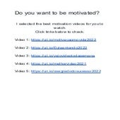 MOTIVATION YOU NEED | PDF