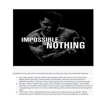 The best Motivation | PDF