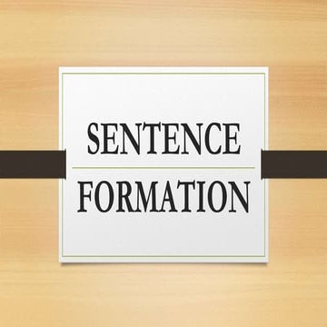 SENTENCE FORMATION.pptx