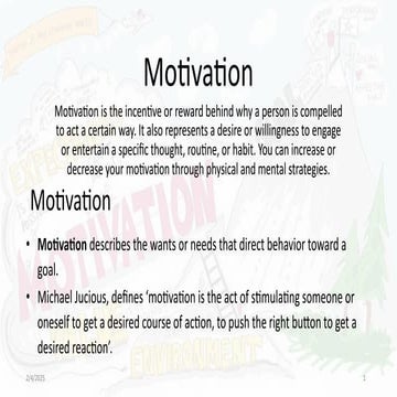 Motivation, types of motivation, psychology | DOCX