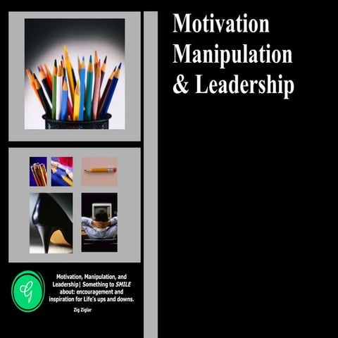 Motivation Vs Manipulation | PPT