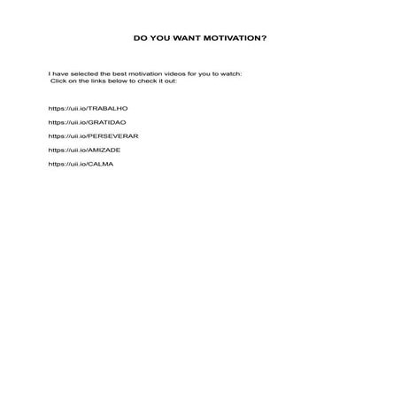 THE MOTIVATION YOU NEED | PDF