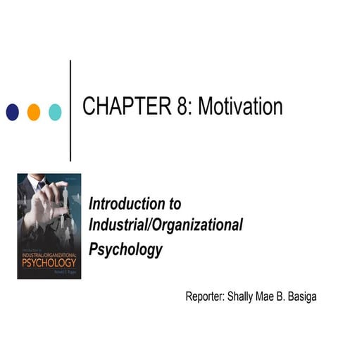 motivation (1) introduction to industrial and organizational Psychology ...