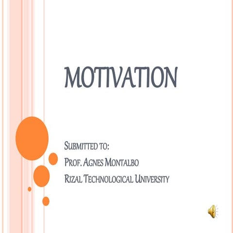 Motivation1 psychology | PPTX