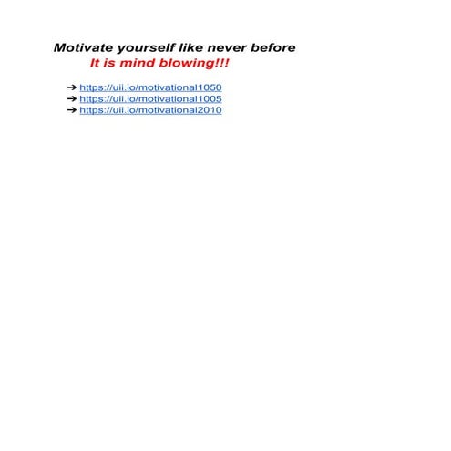 Motivational | PDF