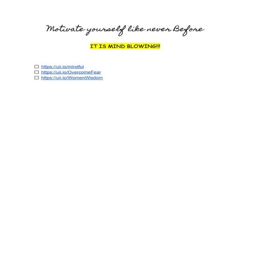 Motivational Pdf