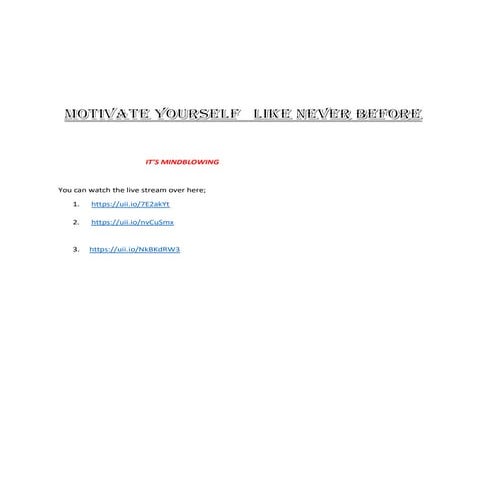 Motivational | PDF