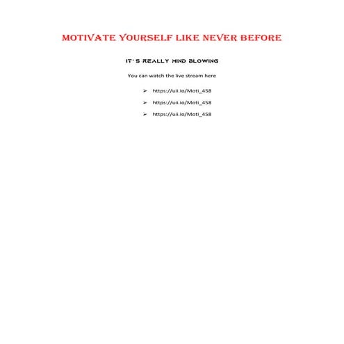 Motivational | PDF