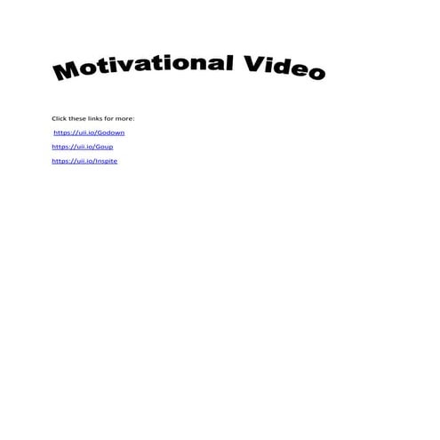 Motivational | PDF