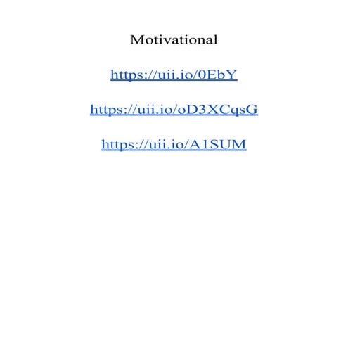 Motivational | PDF | Science