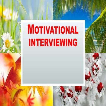 Motivational interviewing | PPT