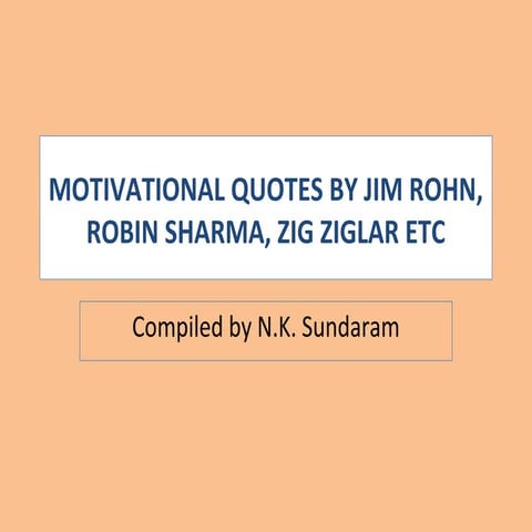 Motivational quotes | PPT