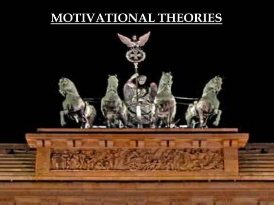 Motivational Theories | PPT