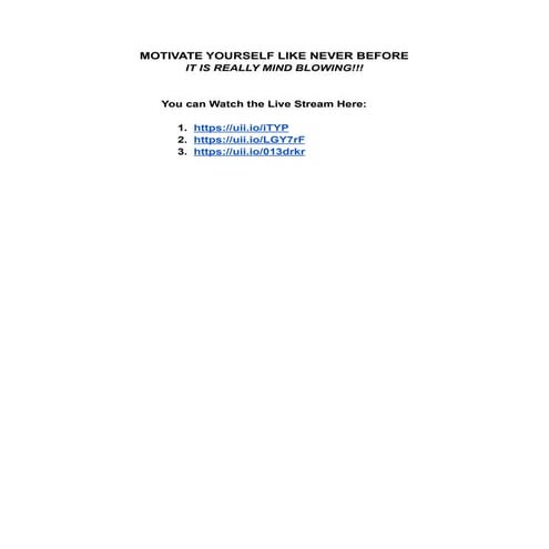 Motivational Videos Pdf