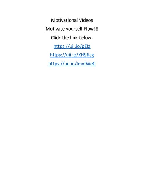 Mindblowing Motivation | PDF