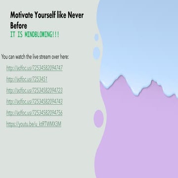Motivational videos | PDF