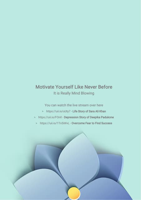 motivational video for all bounce back in life | PPT