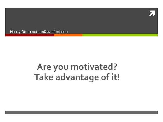 Identifying Activity Motivation Waves | PPT