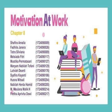 Motivation at work | PPT