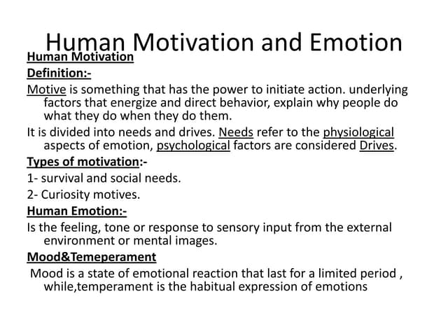 Motivation ,emotion & stress | PPT Motivation ,emotion & stress | PPT